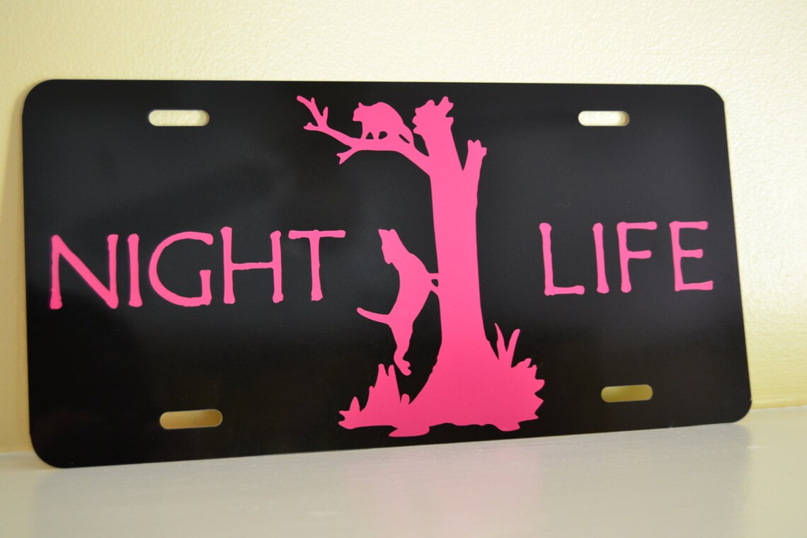 Coon Hunting License Plate - Etsy