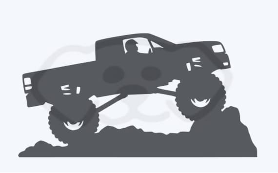 Monster Truck SVG PDF PNG Eps Digital Download Cut File - Etsy