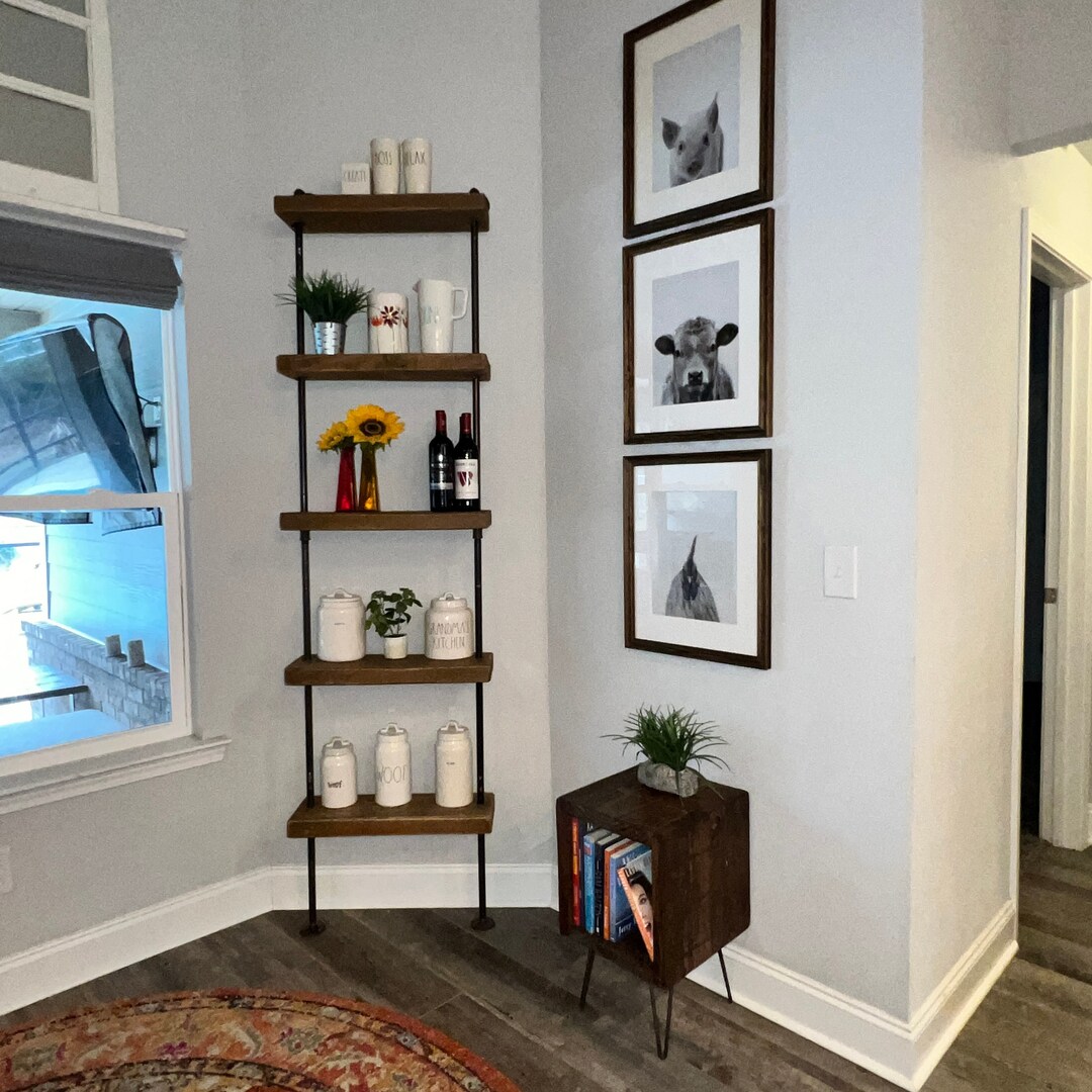 RECLAIMED WOOD SHELVING Unit, Heavy-duty Industrial Unit, Rustic Shelving Unit, Original Sawmill ...