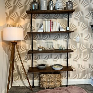 OLD BARN PLANK Shelving Unit, Industrial Shelves, Rustic Appearance ...