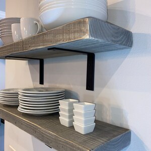 STRONG BARN BEAM Shelves, Over 2" Thick, Heavy Duty Shelving, Farmhouse ...