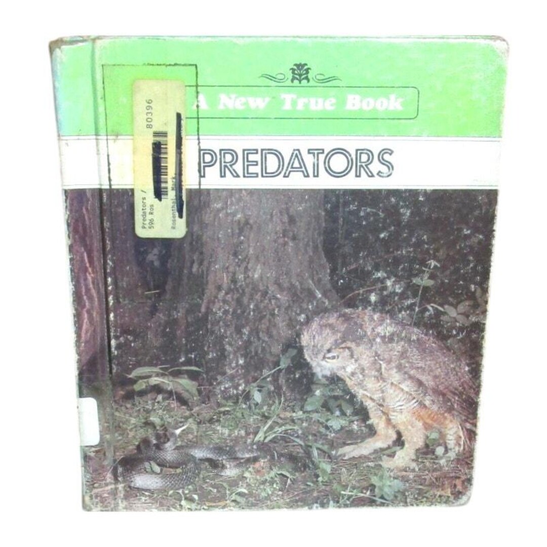 PREDATORS A New True Book by Mark Rosenthal 1983 Juvenile Science ...