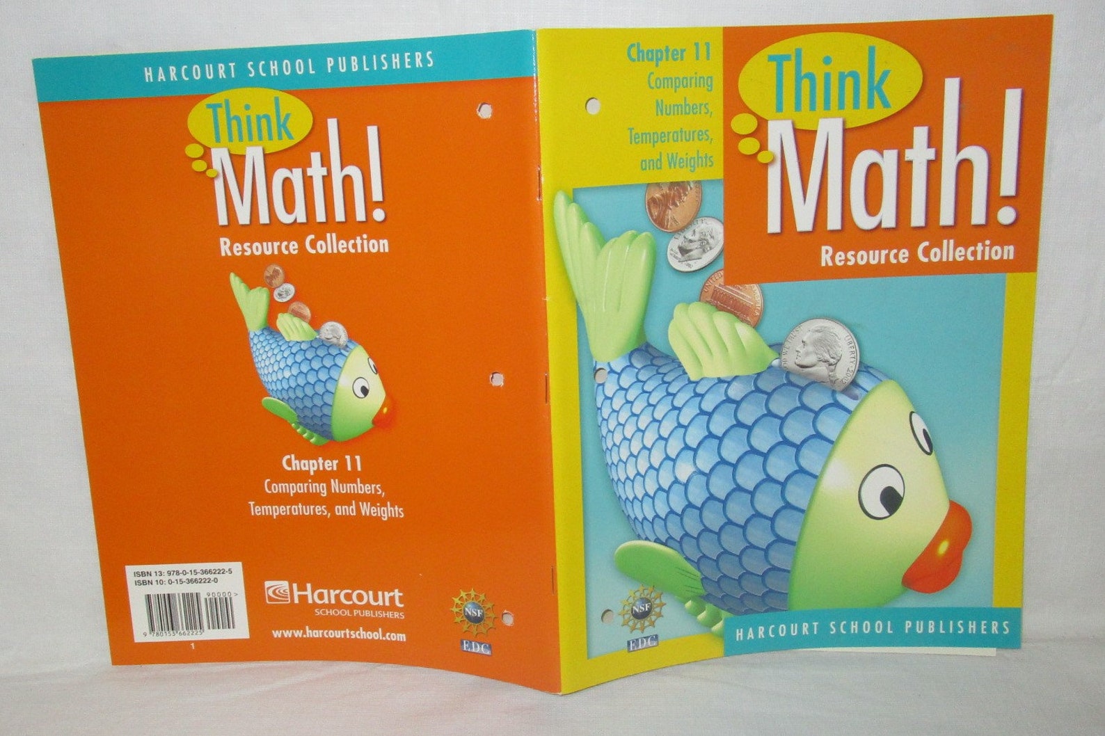 Think Math Harcourt Workbook Grade 5 Temperatures and Weights - Etsy