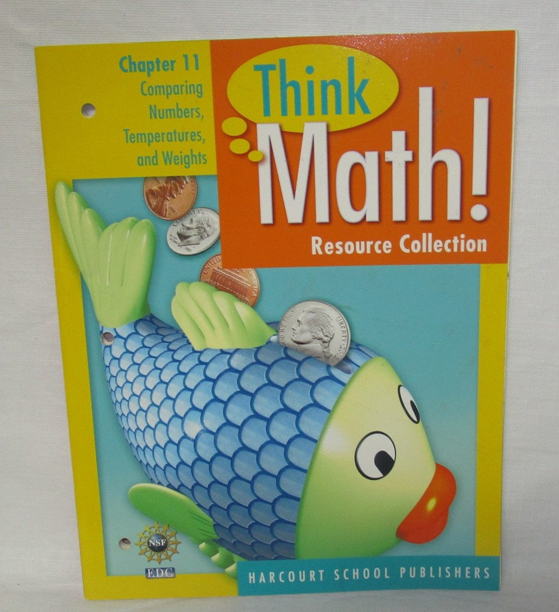Think Math Harcourt Workbook Grade 5 Temperatures and Weights - Etsy