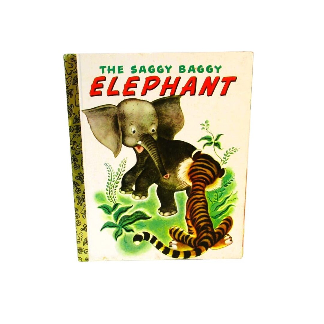Little Golden Book SAGGY BAGGY ELEPHANT 2003 by K. and B. Jackson 1st ...