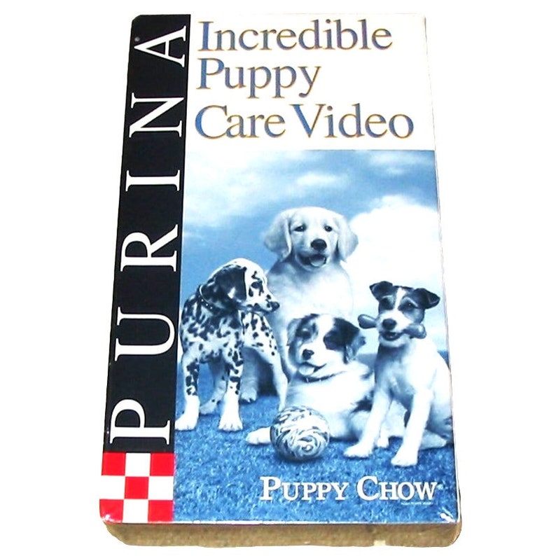 Purina Incredible Puppy Care Video VHS 1998 Dogs Pets Veterinarian - Etsy