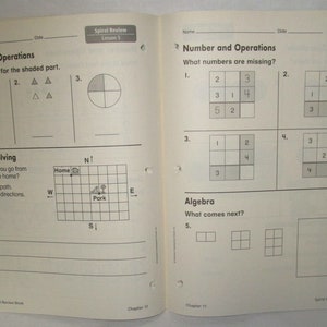Think Math Harcourt Workbook Grade 5 Temperatures and Weights - Etsy