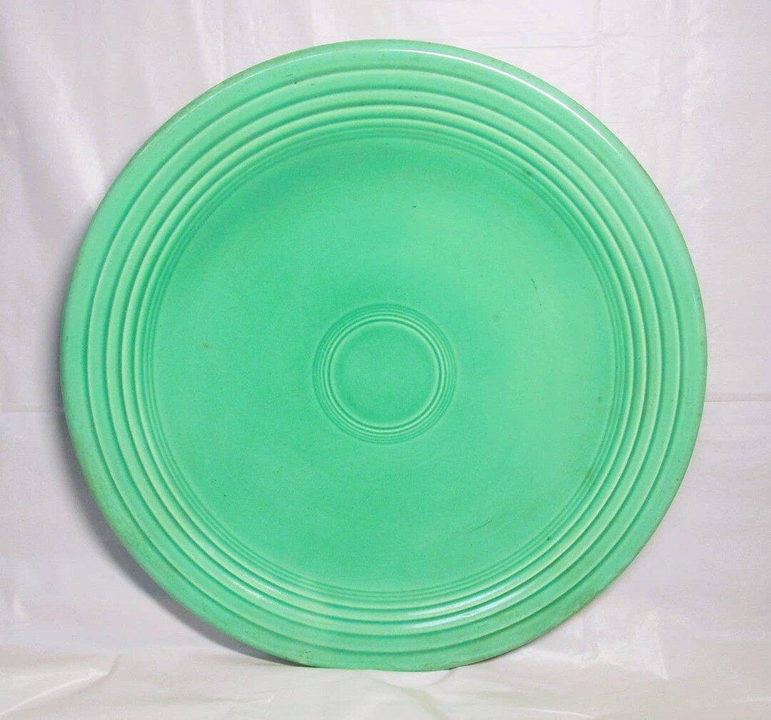Vintage Fiestaware Fiesta 12 Dinner Plate in Original 40s - Etsy