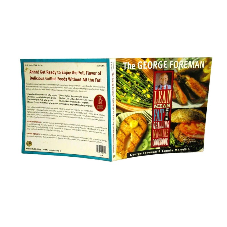 Lean Mean Fat Reducing Grilling Machine Cookbook 2000 George Foreman ...