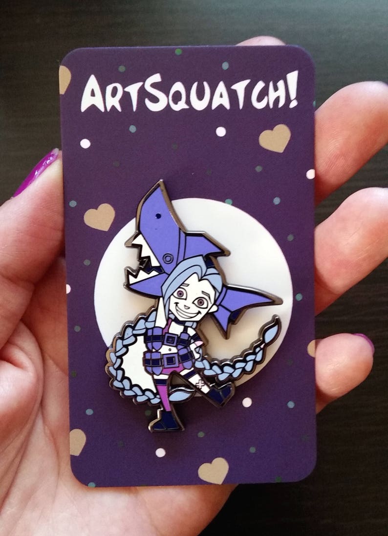 Little Jinx Hard Enamel Pin League of Legends LOL Riot | Etsy