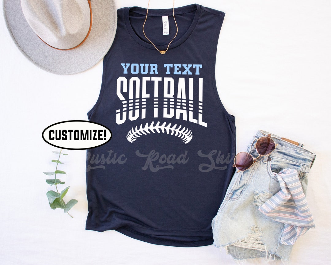 Softball Team Tank Top, Softball Mama Shirt, Softball Mom Tank Top ...
