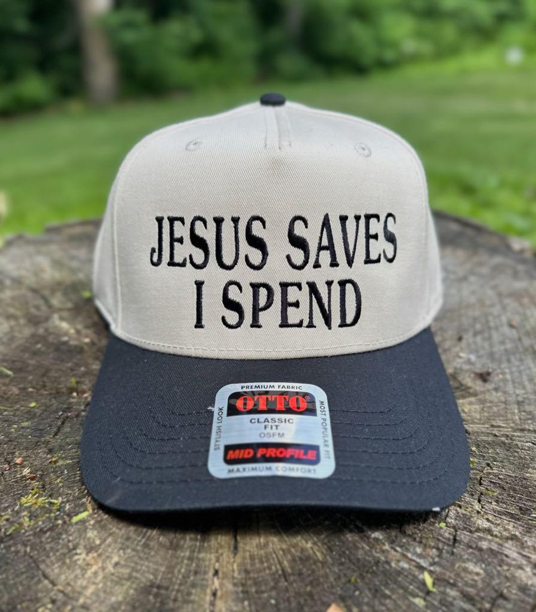 Jesus Saves I Spend Trucker Hat, Christian Embroidered Trucker Hat ...