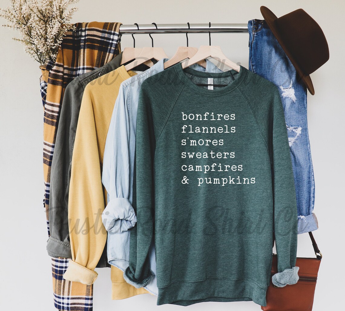 Women's Fall Sweatshirt, Autumn Women's Sweatshirt, Fall is My Favorite ...