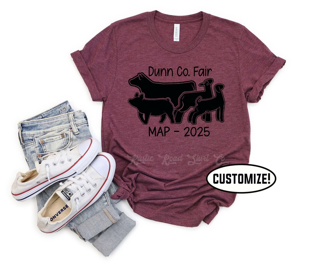 Dunn County Fair MAP Custom Order - Etsy