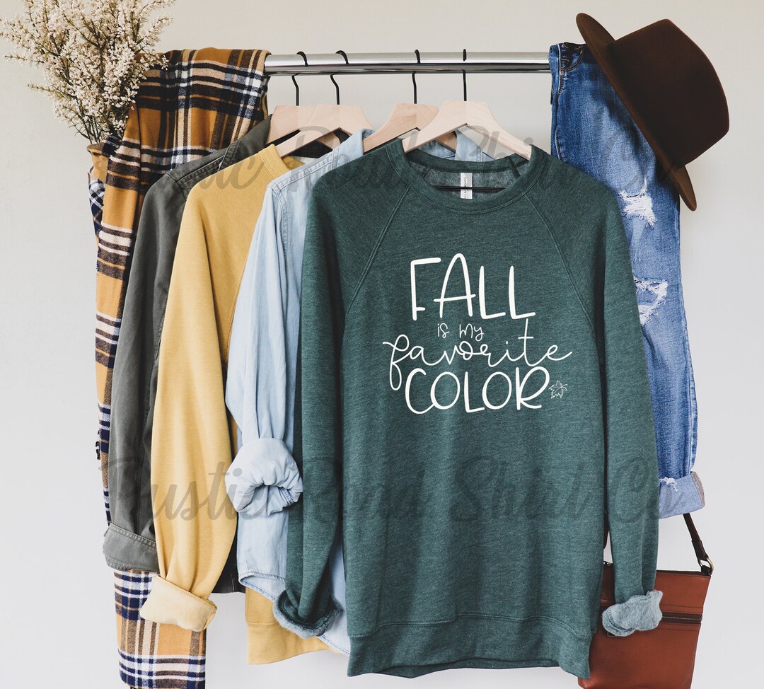 Fall Women's Sweatshirt, Autumn Women's Sweatshirt, Fall is My Favorite ...