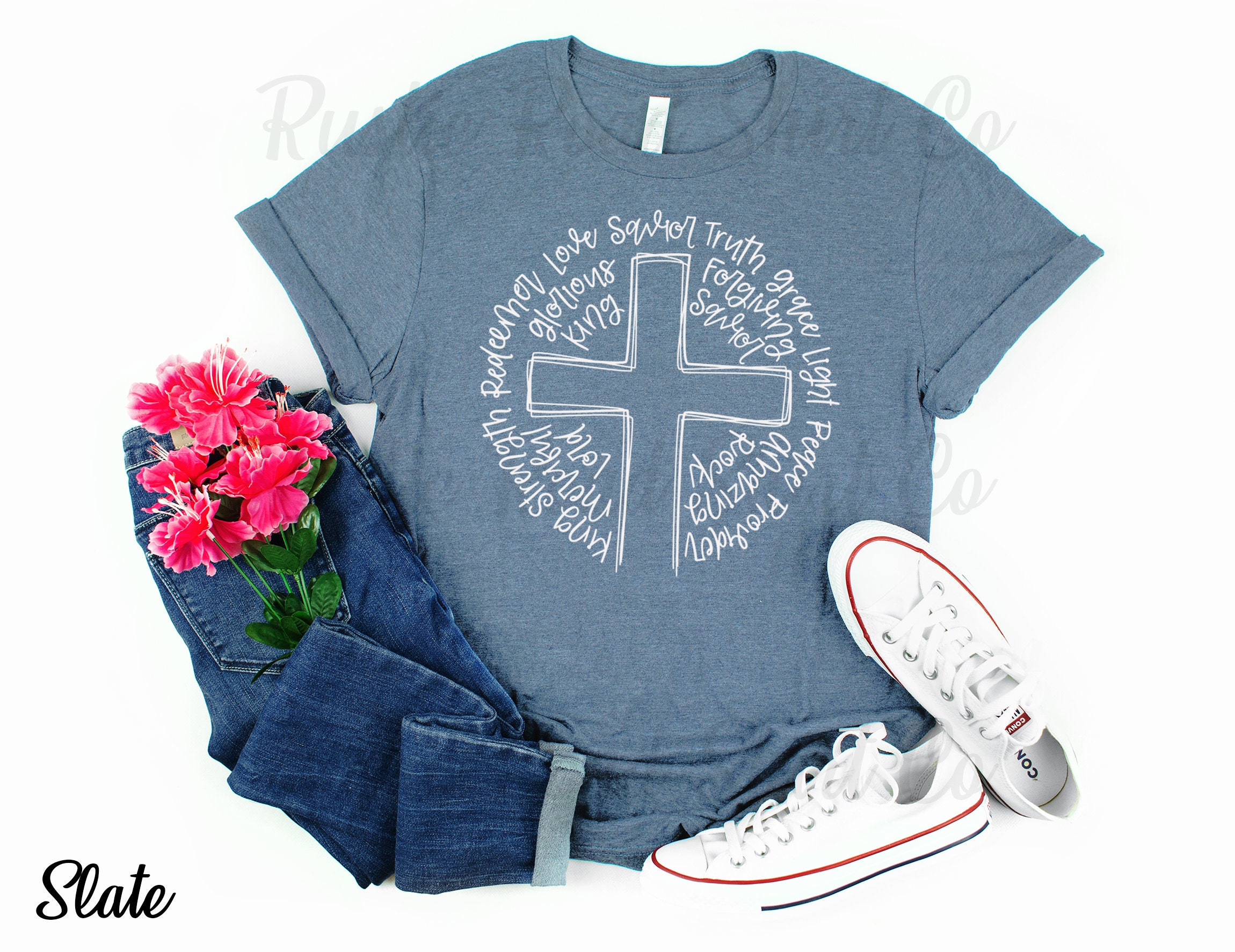 Religious Easter Shirt Womens Easter Shirt Matching Etsy