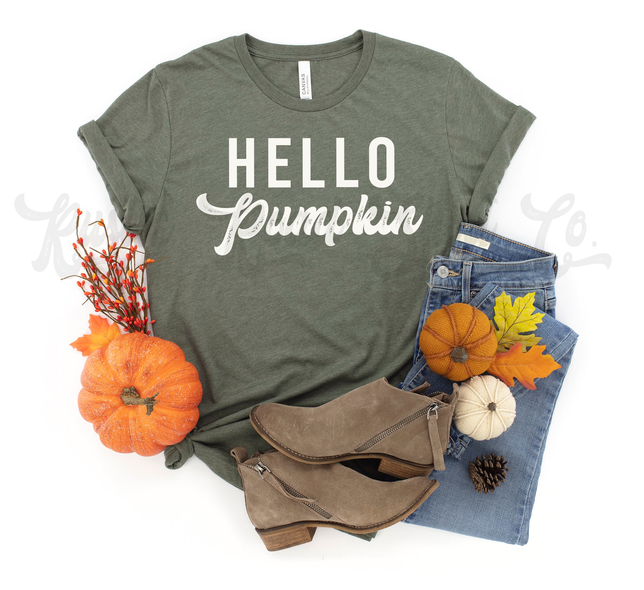 Hello Pumpkin Shirt Fall Shirt Women's Fall Tshirt | Etsy