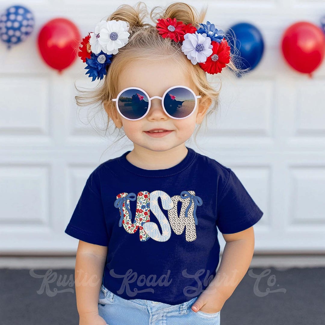Girls 4th of July Shirt, USA Shirt, Kids 4th of July Shirt, Boys 4th of ...