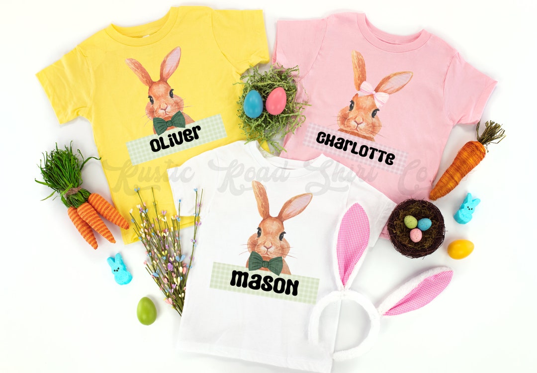 Personalized Easter Shirt, Girls Easter Shirt, Boys Easter Shirt, Kids ...