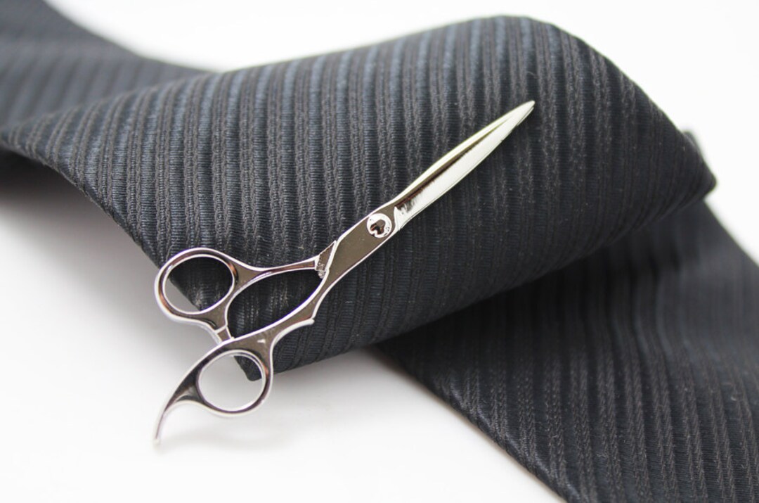 Scissors Tie Clip, Scissors Tie Tack, Hero Tie Tack, Silver Tie Clip ...