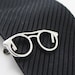 Eye Glasses Comedy Tie Clip Glass Accessories Silver - Etsy