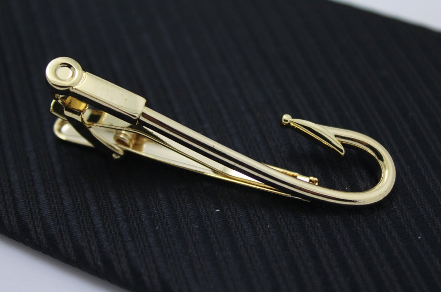 Fish Hook, Tie Clip, Hero Accessories, Golden Accessories, Novelty ...