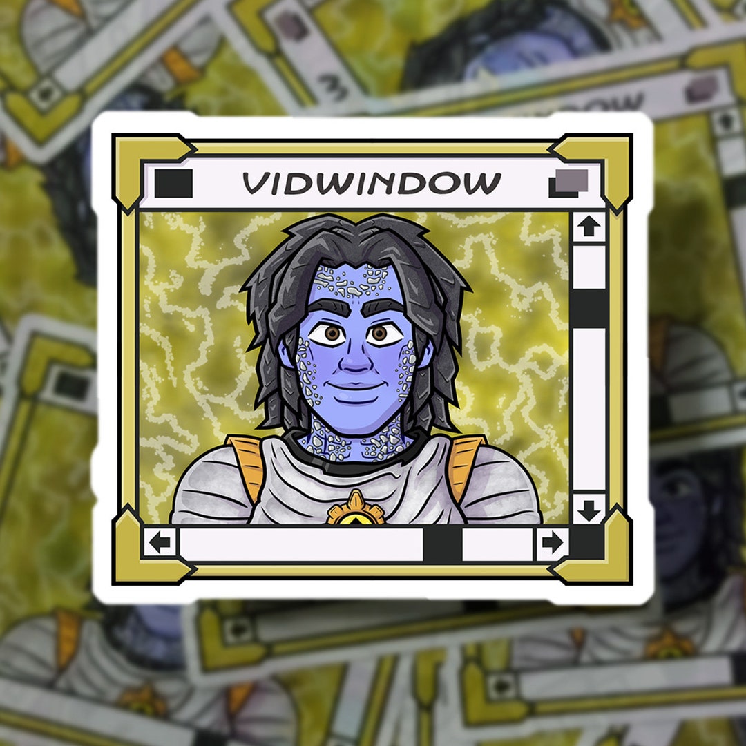 Reboot's Glitch Bob Vidwindow Stickers - Etsy Canada