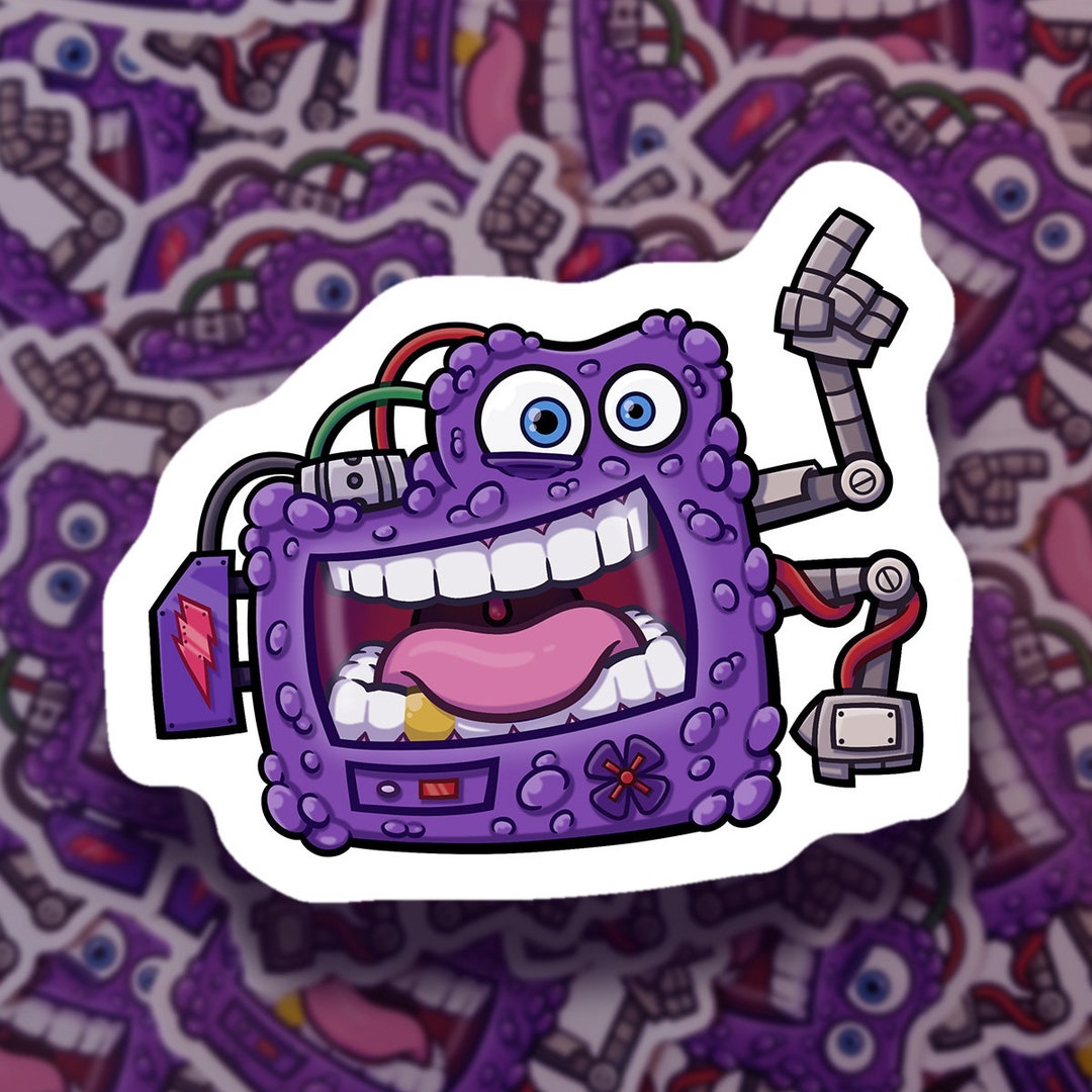 YTV the Zone's Snit Stickers - Etsy