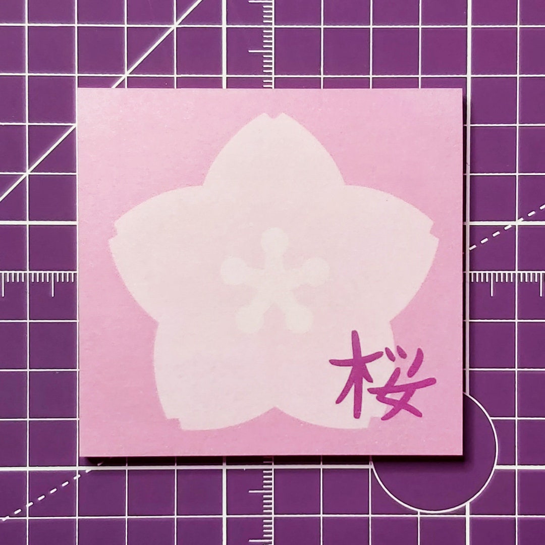 Sakura Cherry Blossom Sticky Note Pads - Etsy