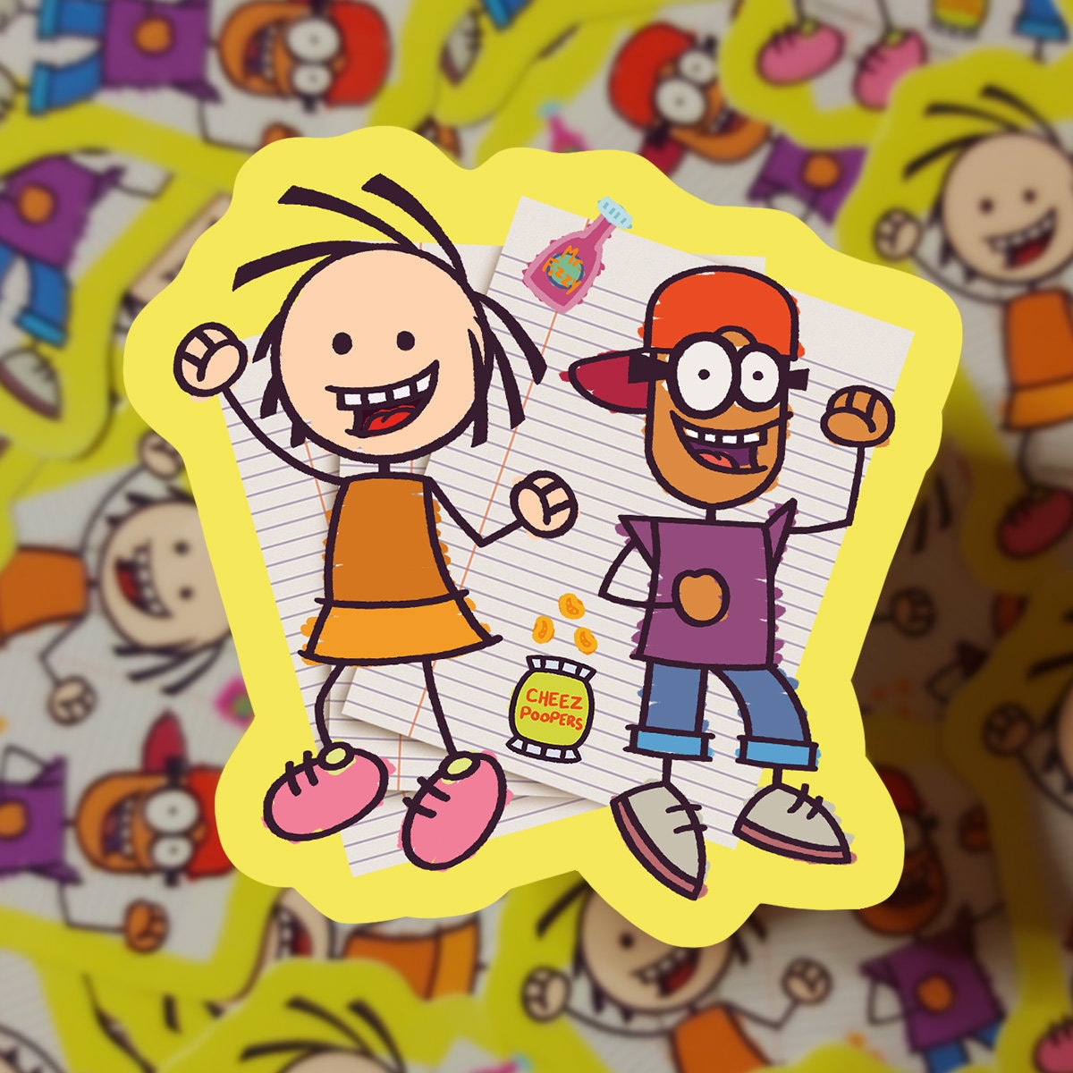 Stickin' Around Stickers - Etsy