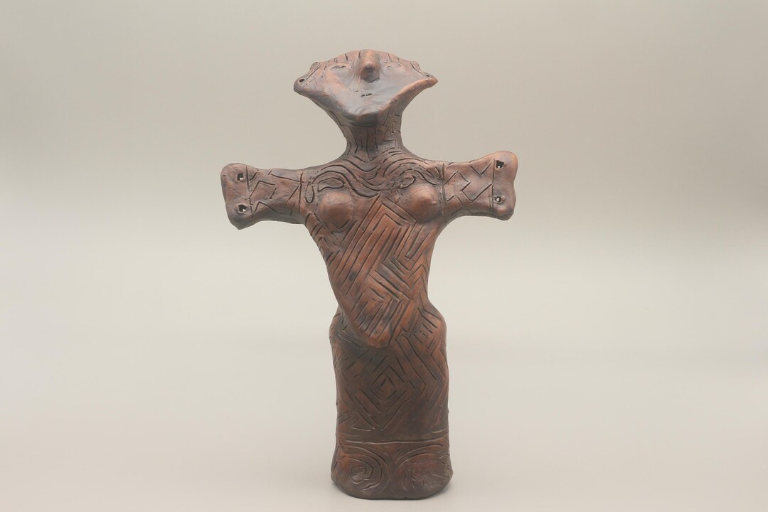 Vinca Ceramic Idol, Vinca Culture Ritual Amulet - Etsy