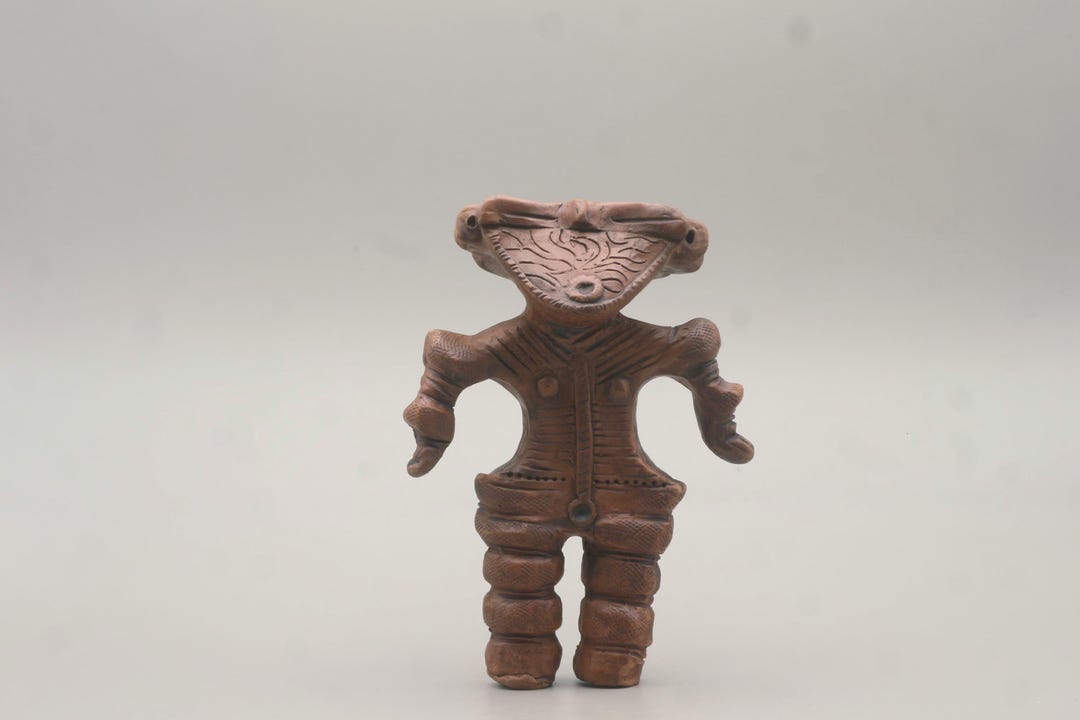 Clay Figurine Dogu, Ceramic Ancient Jomon Era Figurine - Etsy