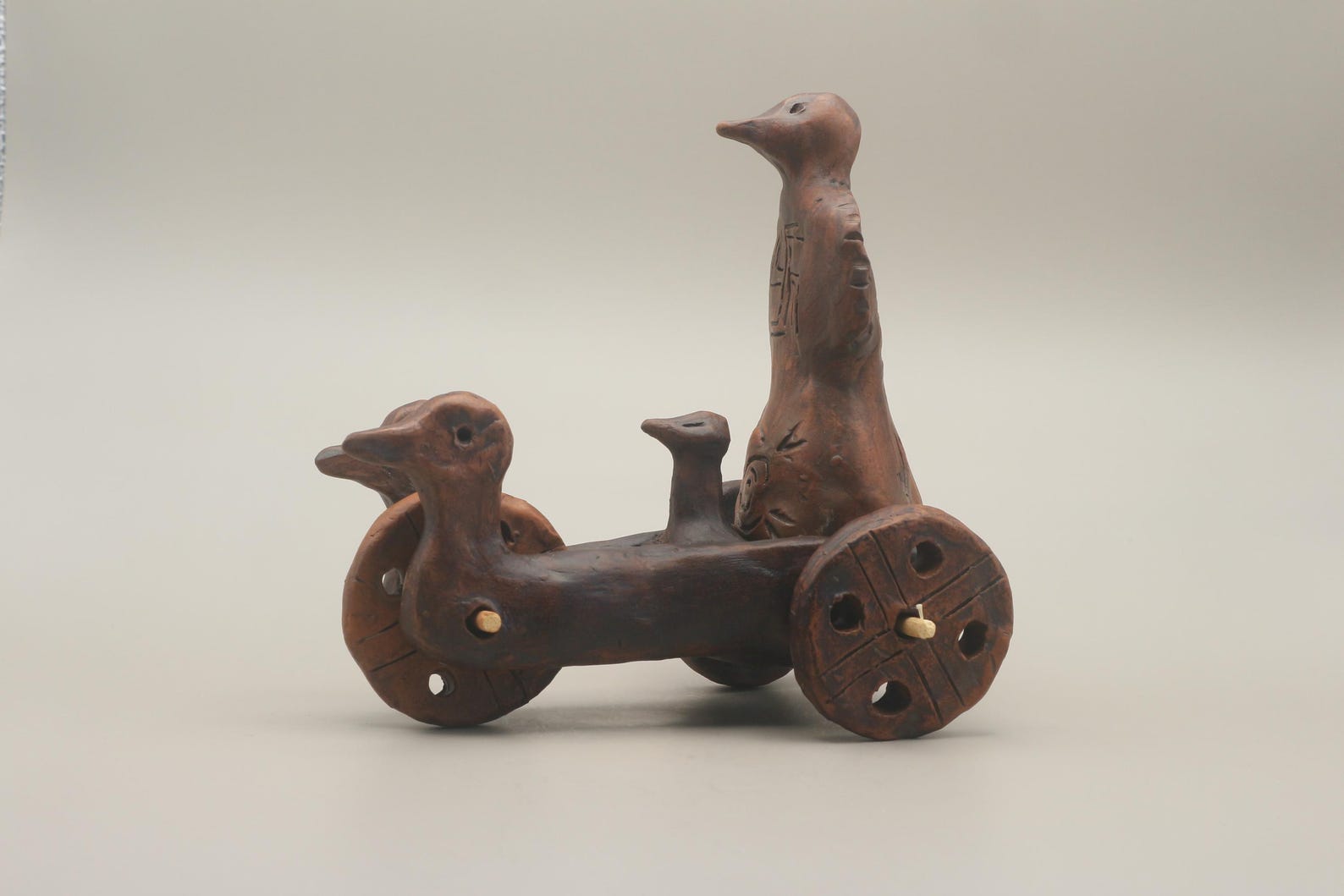 Terracotta Primitive Cart, Vinca Culture Idol - Etsy