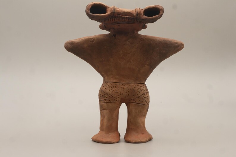 Dogu Japan, Stoneware Figurine Jomon Period, Dogu Statute Japan - Etsy