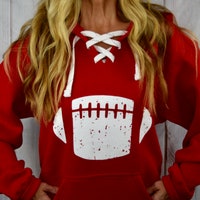 Custom Football Hoodie - Etsy