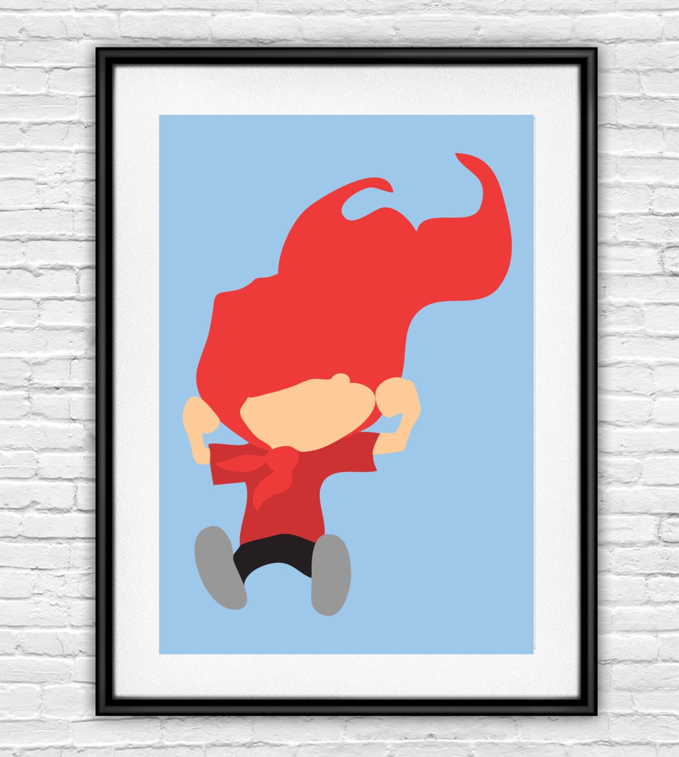 Calvin and Hobbes Stupendous Man Minimalist Poster | Wall Art Digital ...