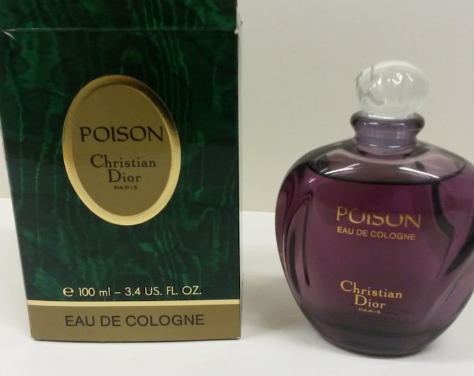 Christian Dior Poison Vintage Cologne Poison 100ml / 3.4 Us Fl Oz ...