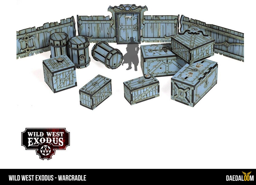 Old West Steampunk Fences and Barrels for Tabletop Gaming - Etsy Australia