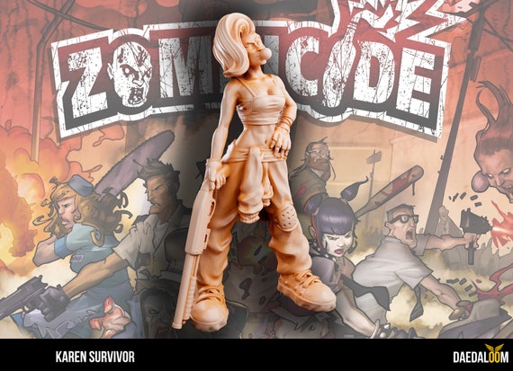 3D Printing Figurine for Zombicide Board Game: Surviving Model | Etsy ...