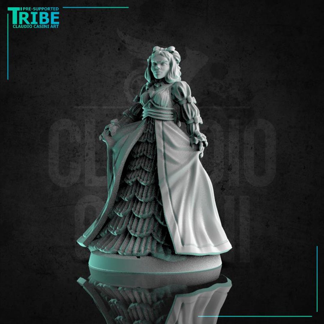 Noble Human Orc Elf Feline Figurine | Casini Art | Role-playing Game ...