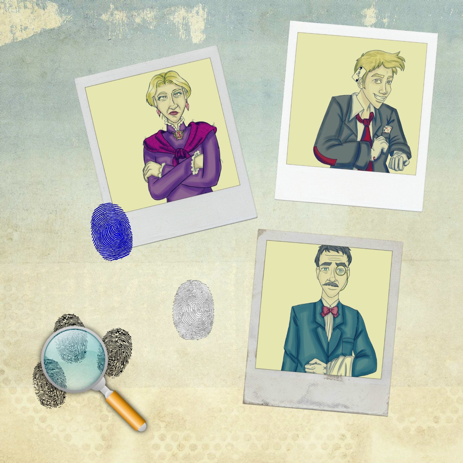 Fingerprint Treasure Hunt - a Fun Treasure Hunt Game for Children of ...