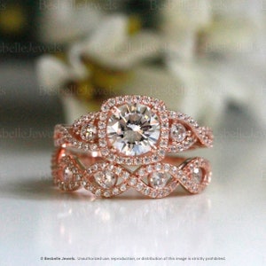 Infinity Crossover Ring - Twisted Knot Wedding Ring Set - Crossover Art ...