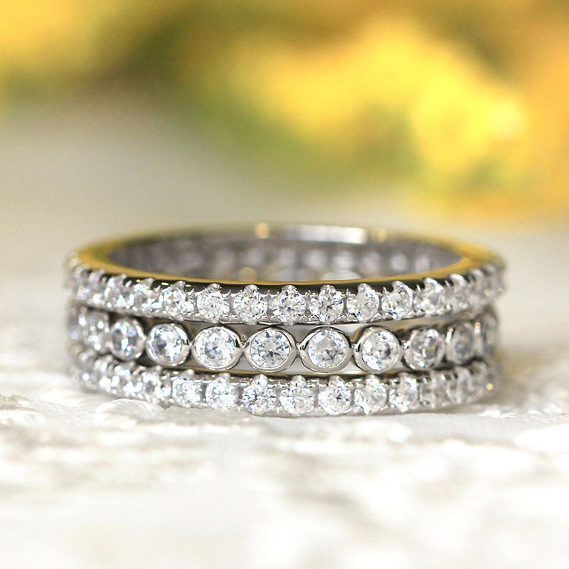 Stackable Wedding Bands - Etsy