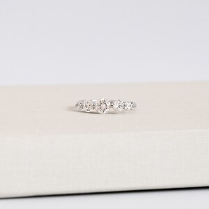 Unique Five Stone Wedding Ring Brilliant Cut Diamond Engagement Ring ...