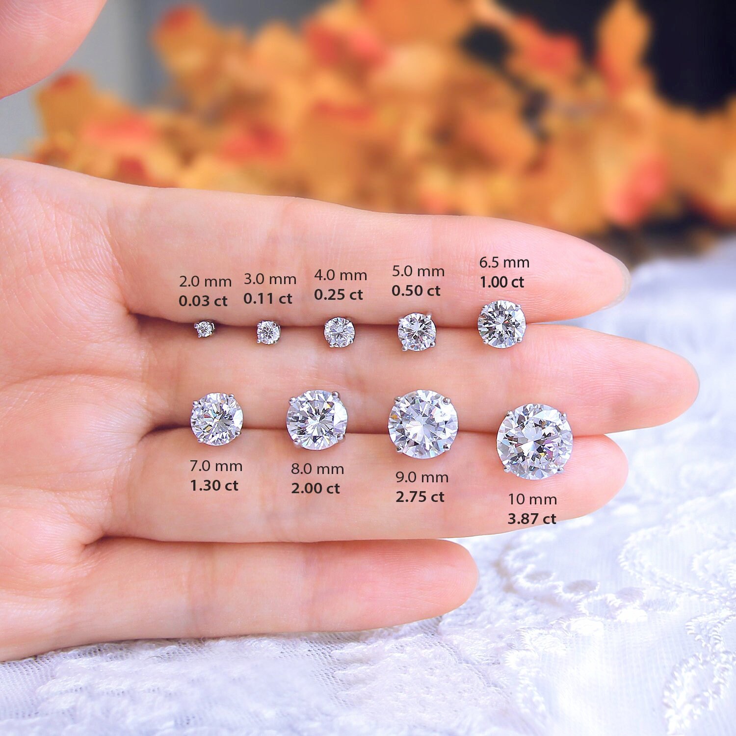  Diamond Earrings 