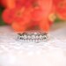 Bubble Bezel & Brilliant Pave Eternity Stackable Ring Set - Etsy