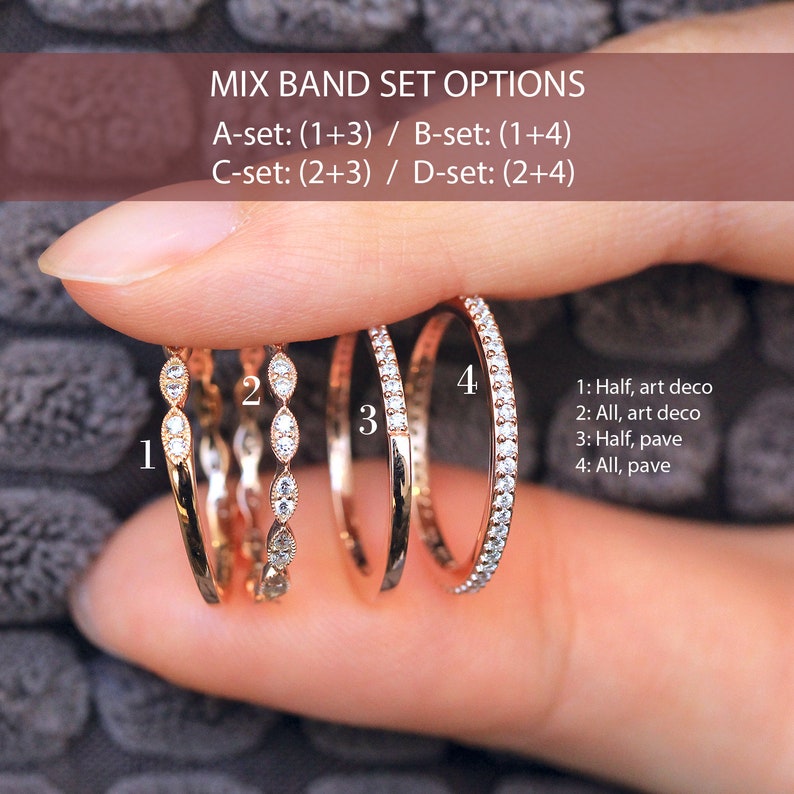Big Oval Triple Bridal Set Art Deco Ring Stack Set Oval - Etsy