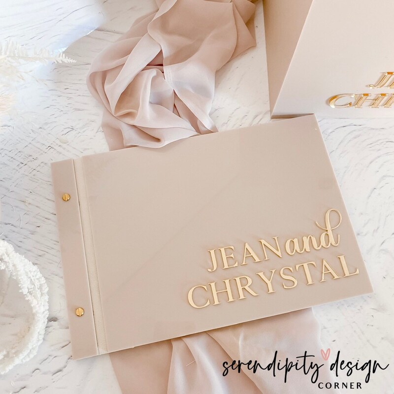 Acrylic Guest Book - Etsy