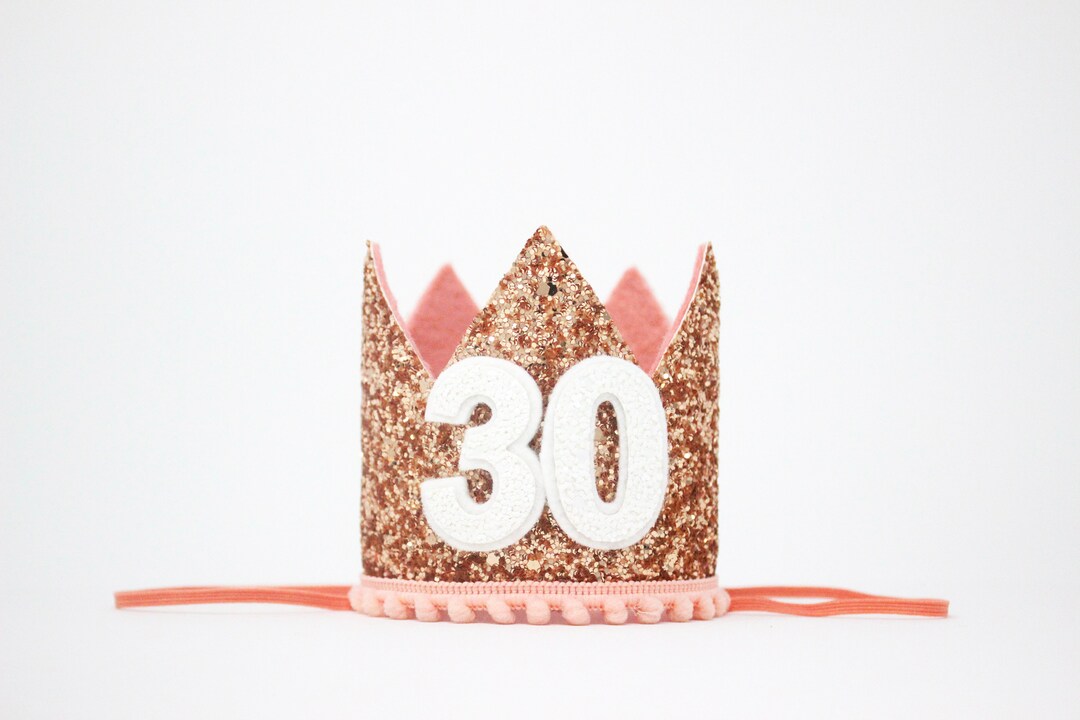 30th Birthday Crown | 30th Birthday Gift for Her | 30th Birthday Hat ...