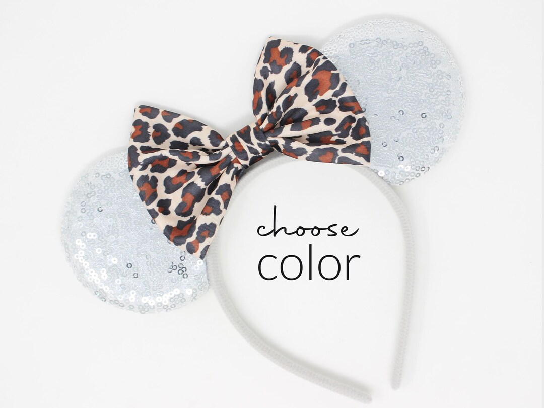 Cheetah Mouse Ears | Safari Mouse Ears | Animal Print Mouse Ears ...